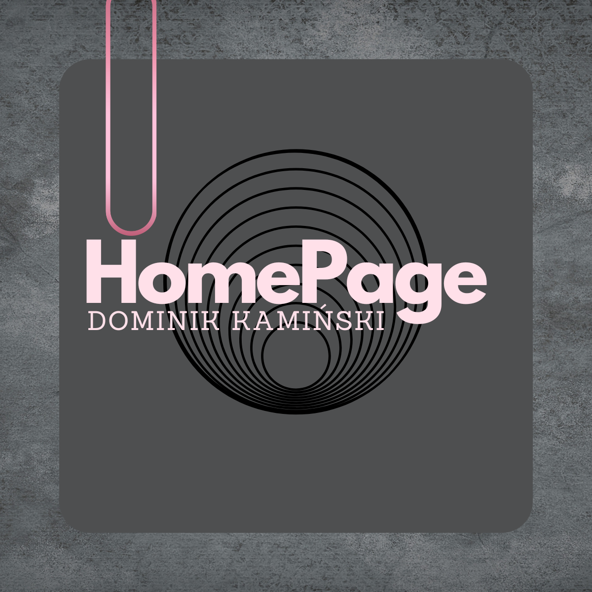 Dominik Kamiński HomePage